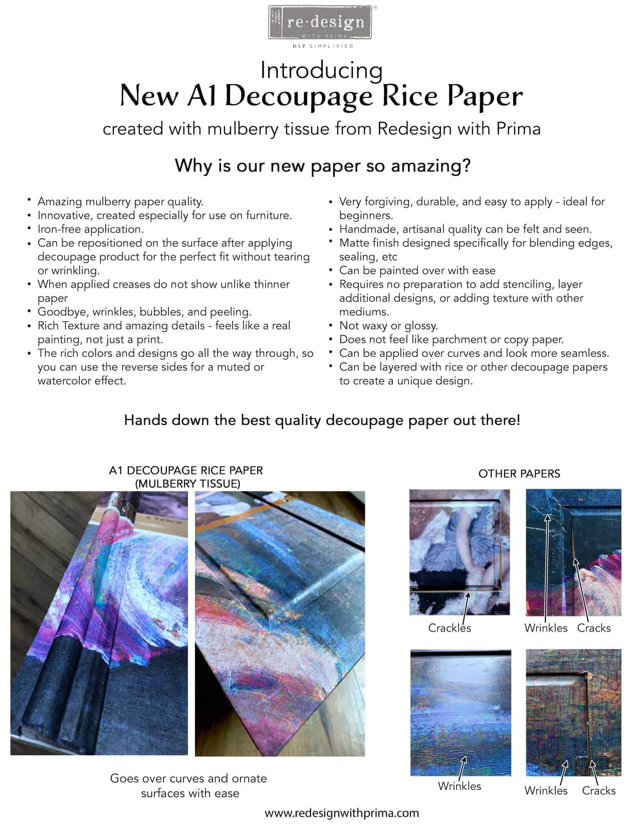 dancer | mulberry tissue paper - Milk Paint